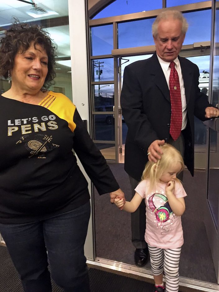 Frank Sarris Public Library gets new glass doorway - Observer-Reporter